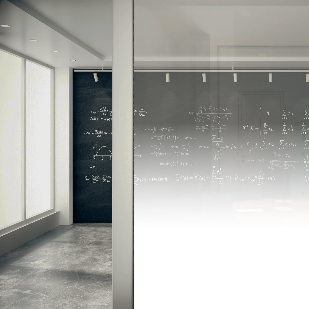 One Way Feather Gradient [VIS-4101] - Privacy Film Company